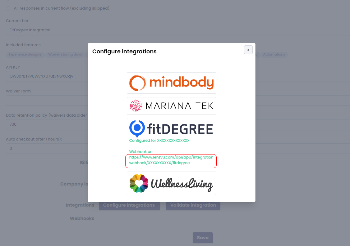 fitDEGREE integration guide - LenzVU