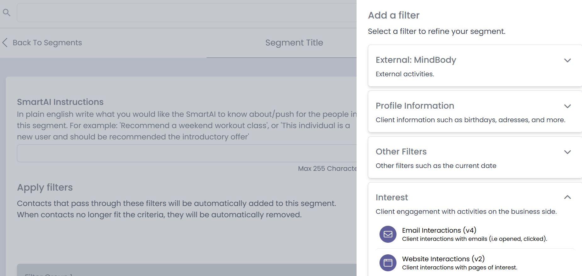 How can I track and manage client interactions on my website through ...